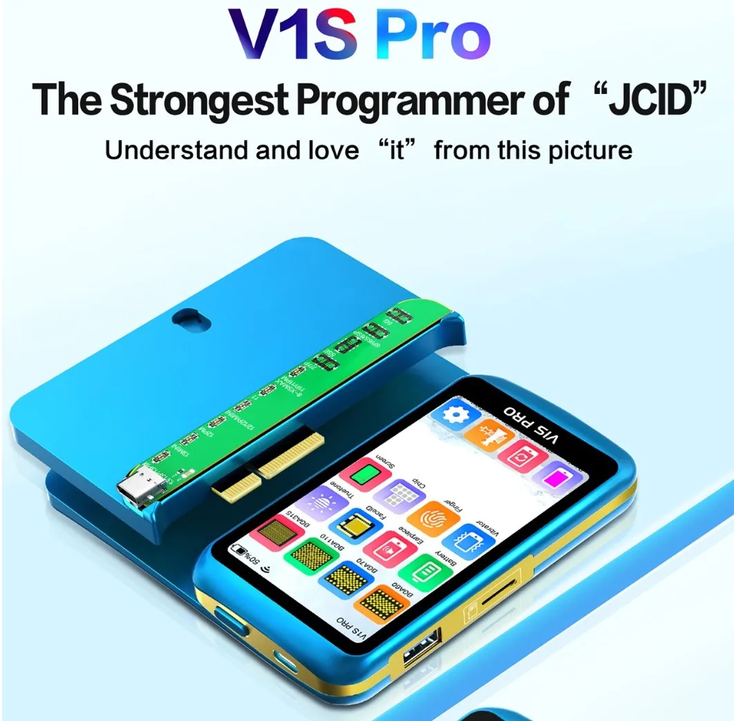 JCID V1S PRO Programmer with BGA315 BGA110 BGA70 Socket for IPhone 6-14 ...
