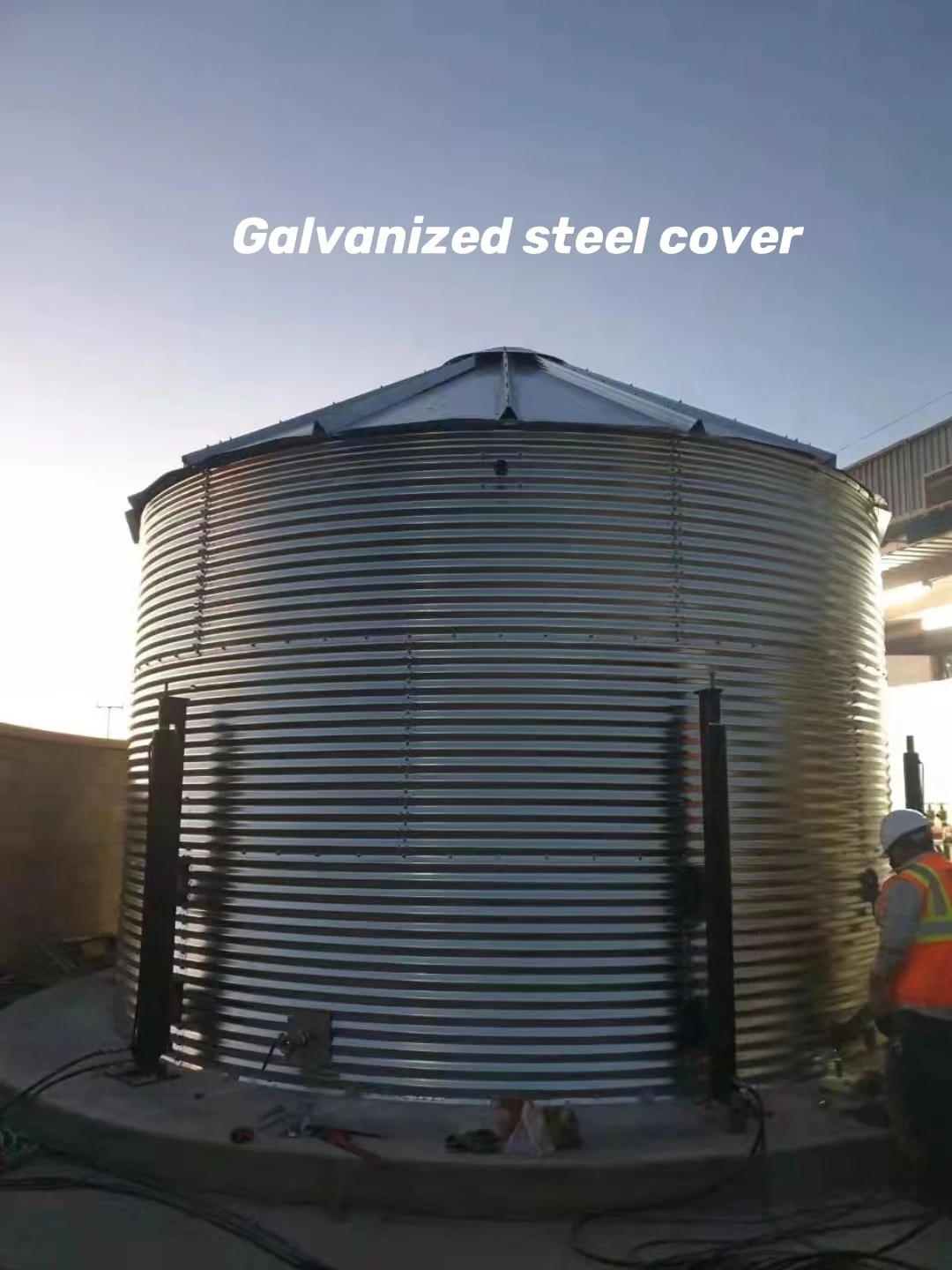 Outdoor Rain Water Tank 20000 Liter Galvanized Steel Water Storage Tank ...