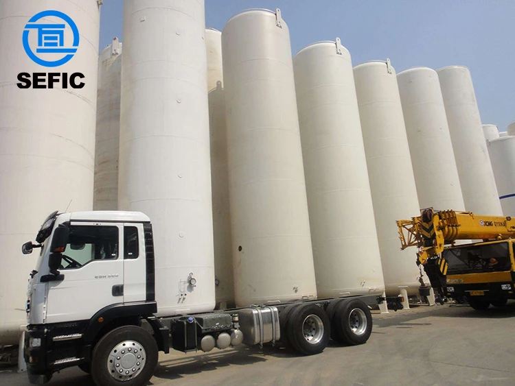 Cryogenic Vertical Stand Liquid Oxygen Nitrogen Argon Storage Tank For ...