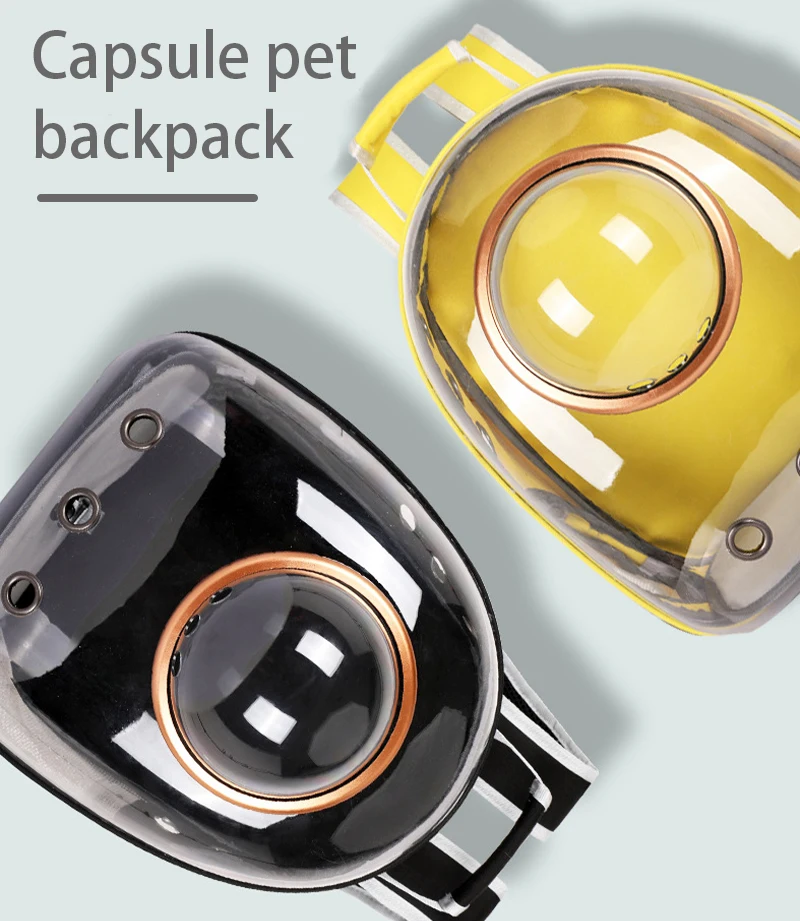 Pet Carrier Backpack Space Capsule - Transparent & Durable
