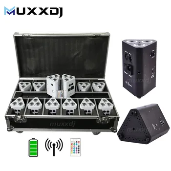 Dj Uplight 3*18w Rgbwa+uv 6in1 Dmx Up Lighting Wedge Battery Wireless ...