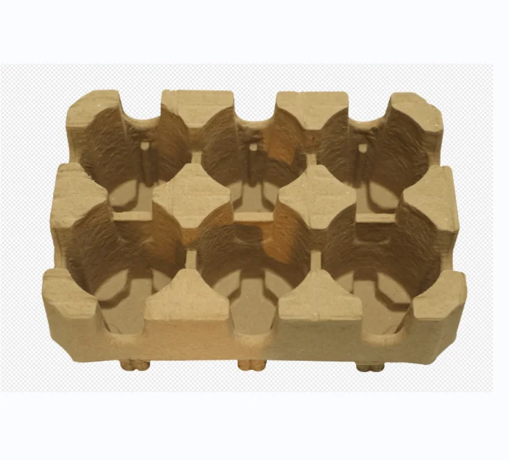 Biodegradable Bespoke Packaging With Molded Fiber Lamp Trays Pot Trays ...