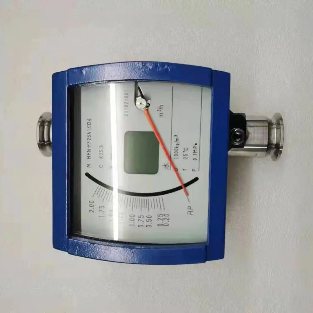 Metal Tube Float Flowmeter Mechanical Pointer Flow Meter Gas Liquid Use ...