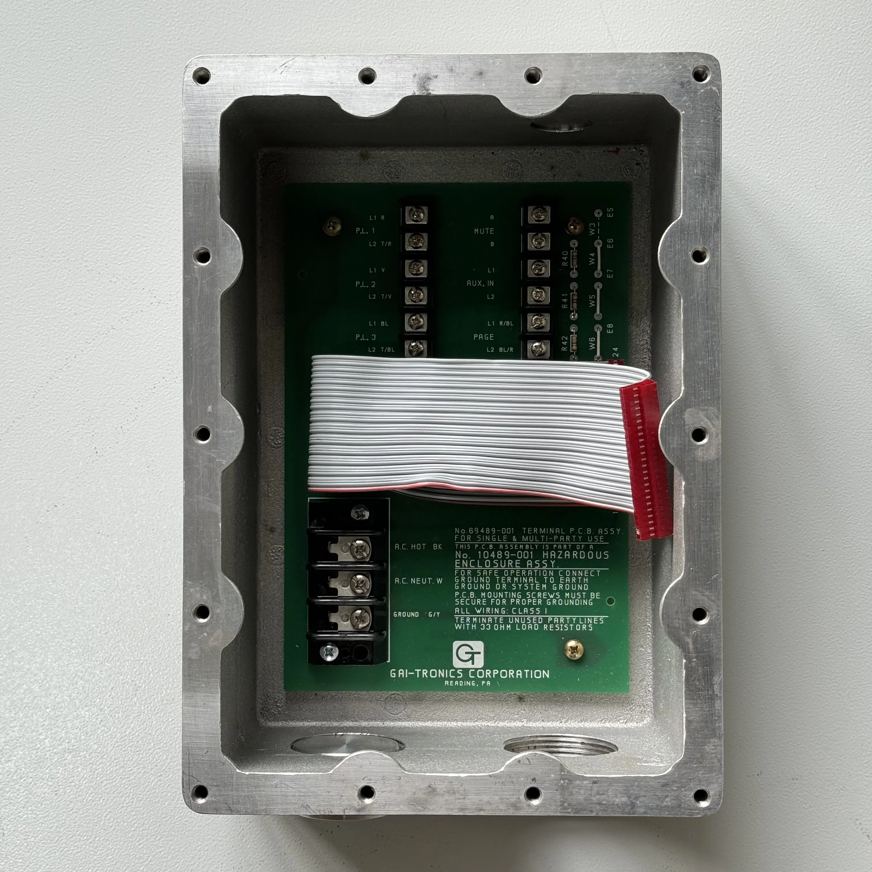 GAI-TRONICS 7805-001 Handset Speaker Amplifier Assembly