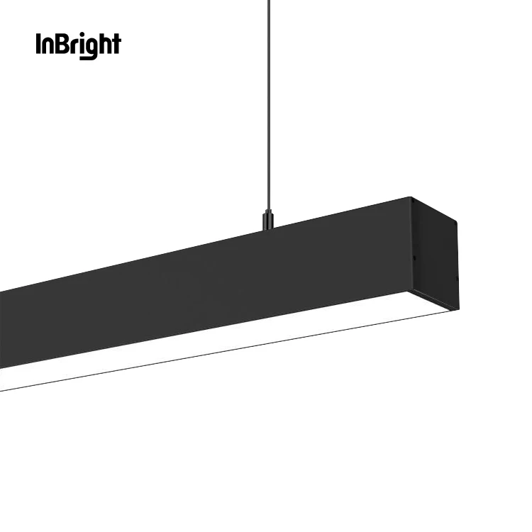 surface mounted pendant linear light 20w 36w 48w beam angle 120 degree suspended led linear ...