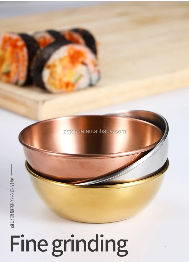 Stainless Steel Small Sauce Dishes Seasoning Serving Tray Spice Plates ...