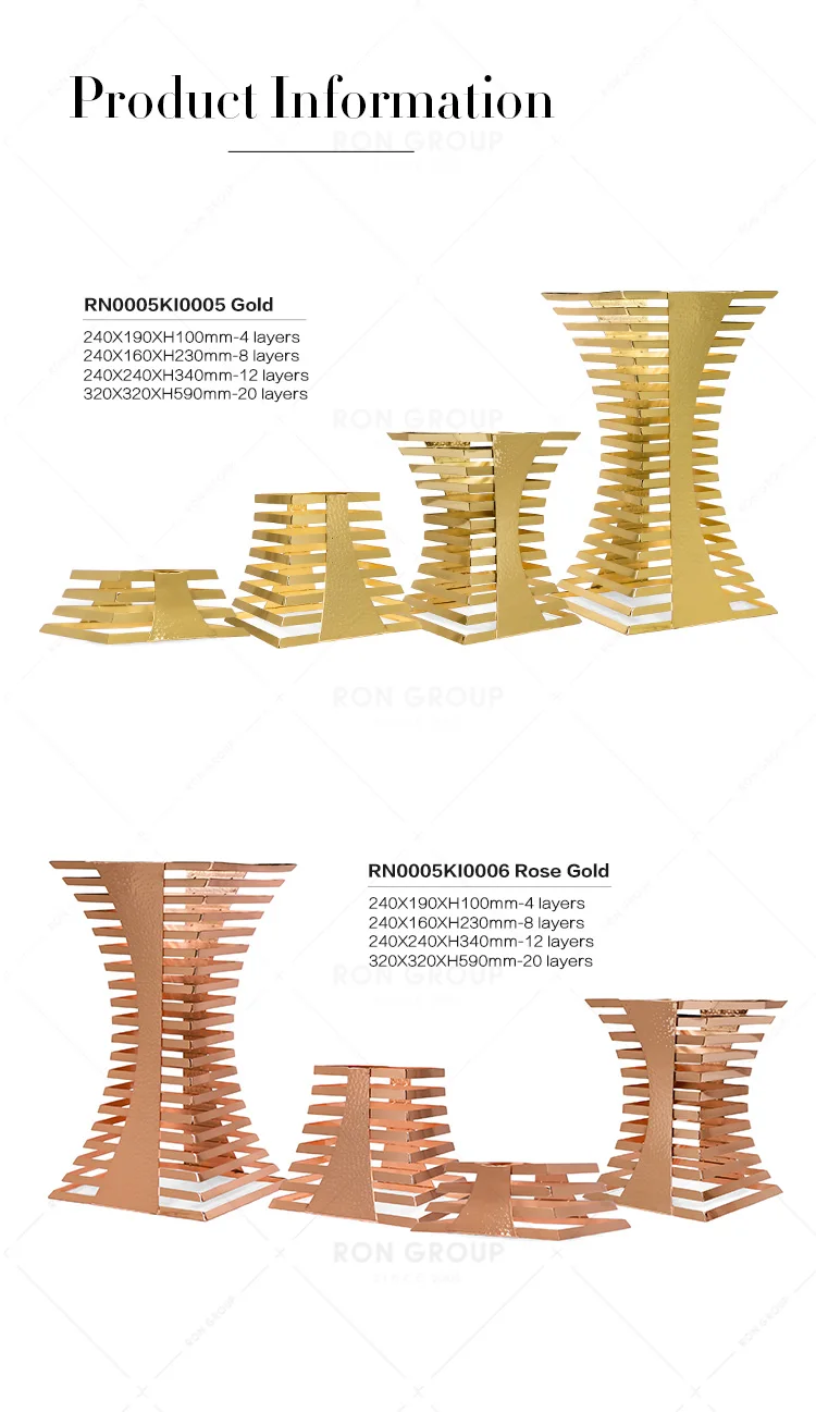 Wholesale Gold Buffet Party Food Display Catering Stand