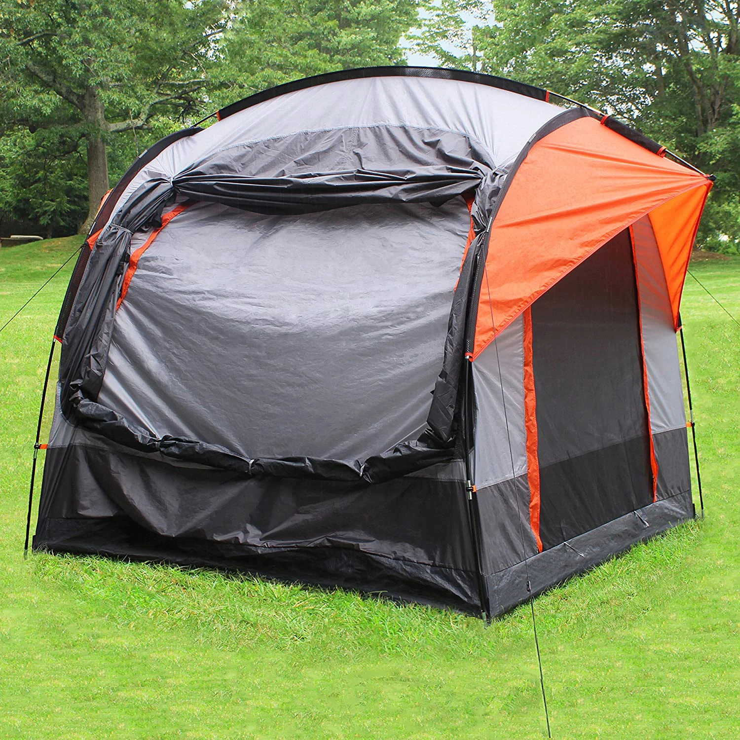 2-Door SUV Tail Tent with Big Window Durable Polyester Fabric for ...