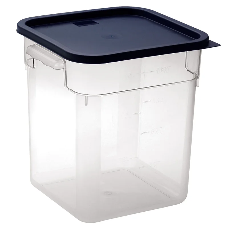 Restaurant Plastic Storage Box 18l Rice Storage Container Square Food ...