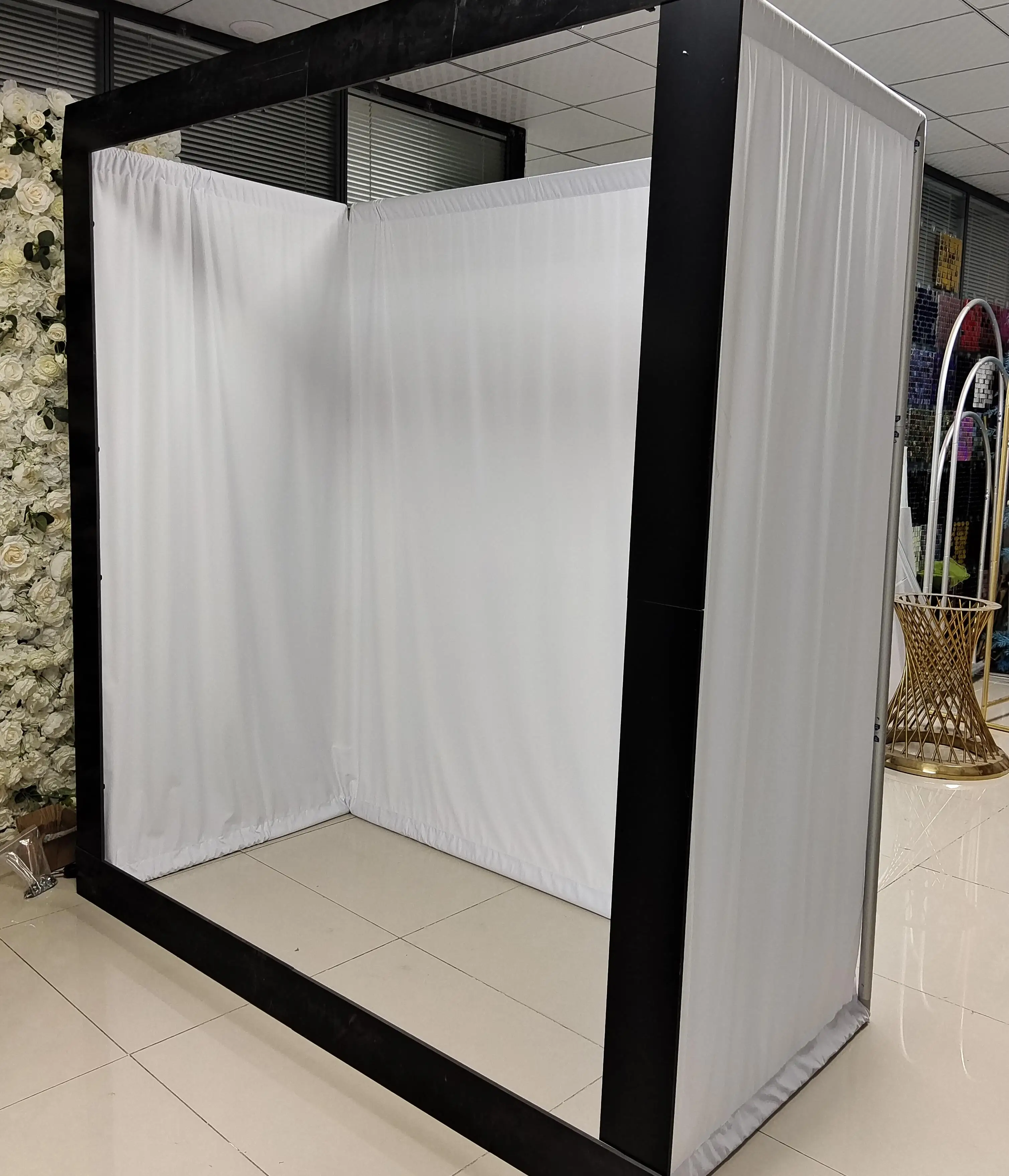 Custom Magazine Photo Booth Box Backdrop Aluminum Photography Frame ...