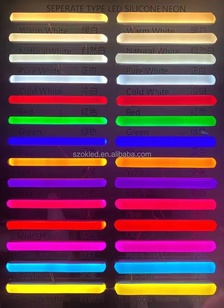 New Generation DIY 6MM Separently Split Tubes 12V Strip Lights Flex ...