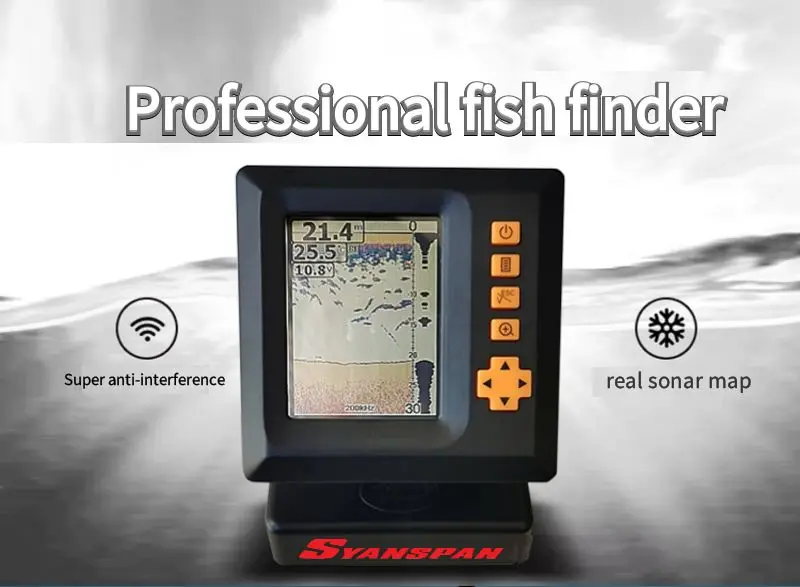 Syanspan Deep GPS Sonar Fishing Boat Remote Control Lures