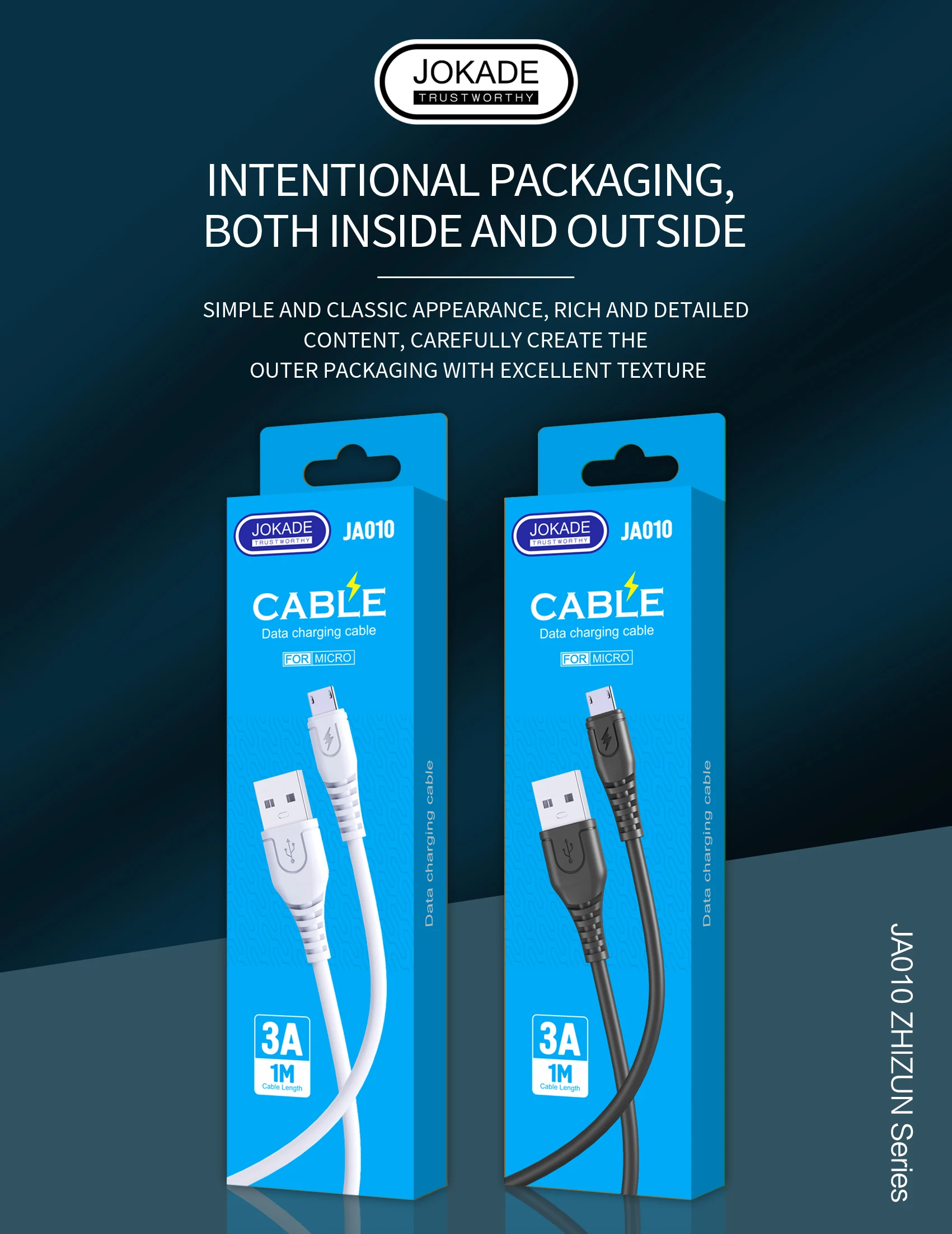 JOKADE USB Cable - High Quality Data Transfer & Charging