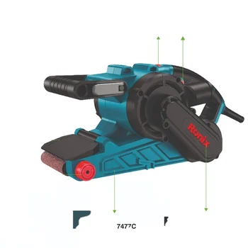Ronix Belt Sander 9103 320w Vacuum Adapter Portable Woodworking Wide ...