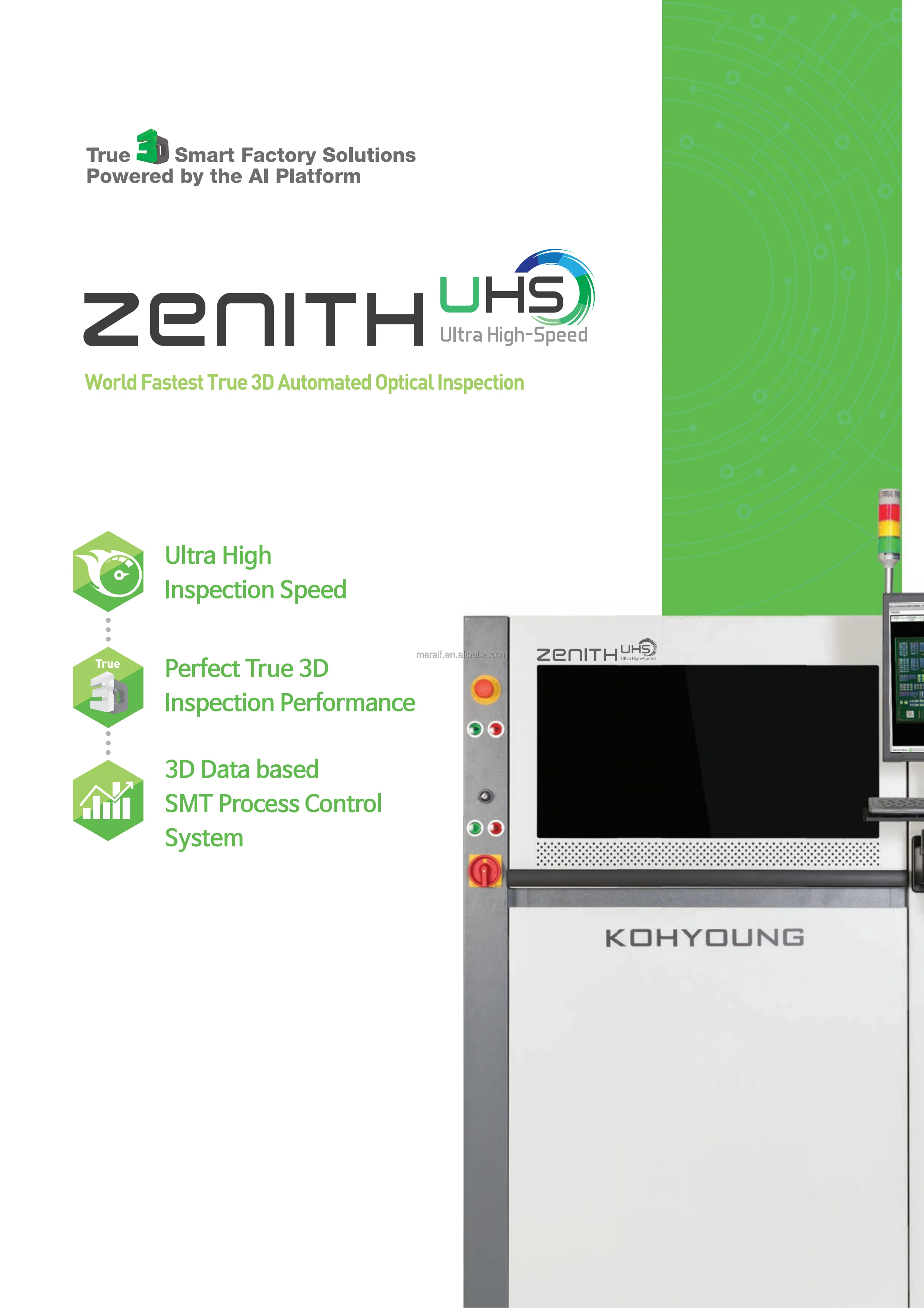 KOH YOUNG Zenith UHS AOI - Precision SMT Inspection Machine