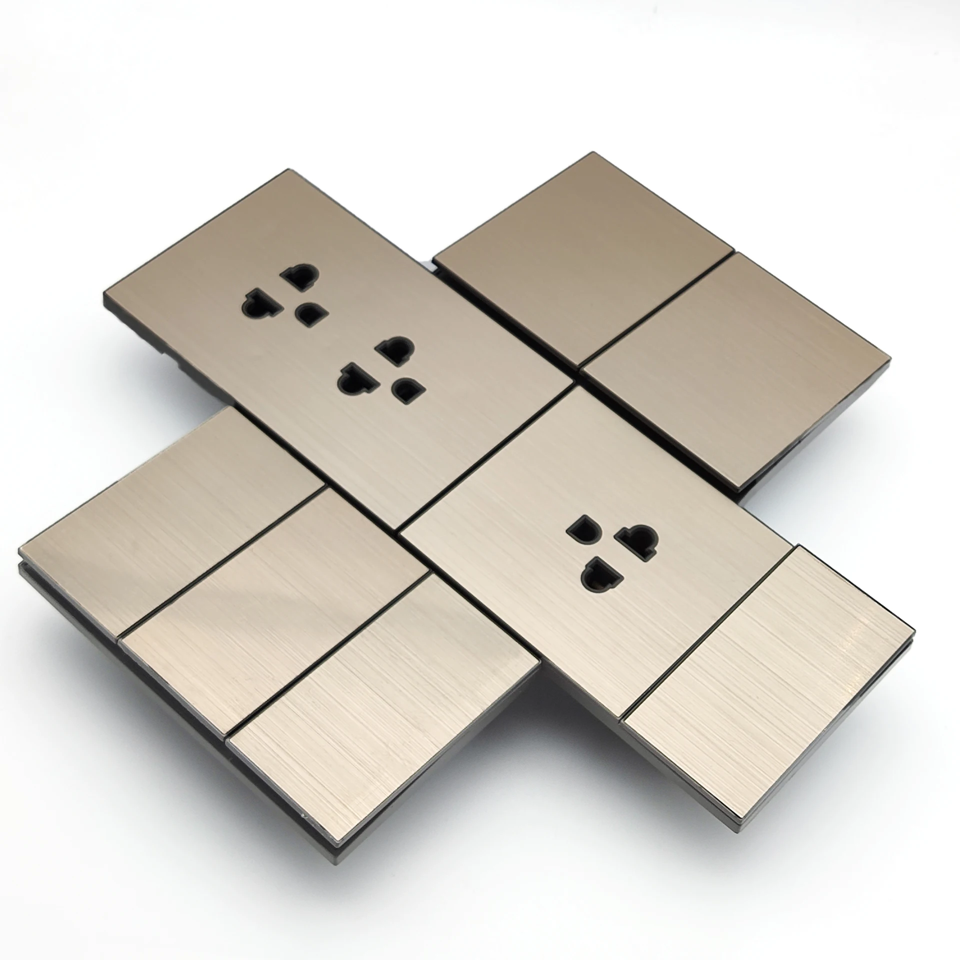 High Quality Stainless Steel Switches Panel Socket 16A Electric Light ...