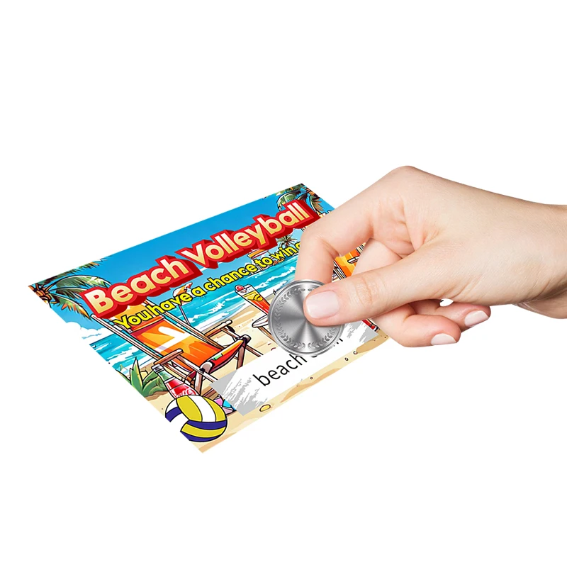 Custom Printing Gold Silver Color Cmyk Scratch Off Etikett Stickers ...