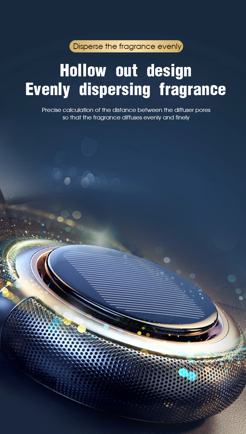 Solar Rotary Car Aromatherapy Creative Car Perfume Ornament Car ...