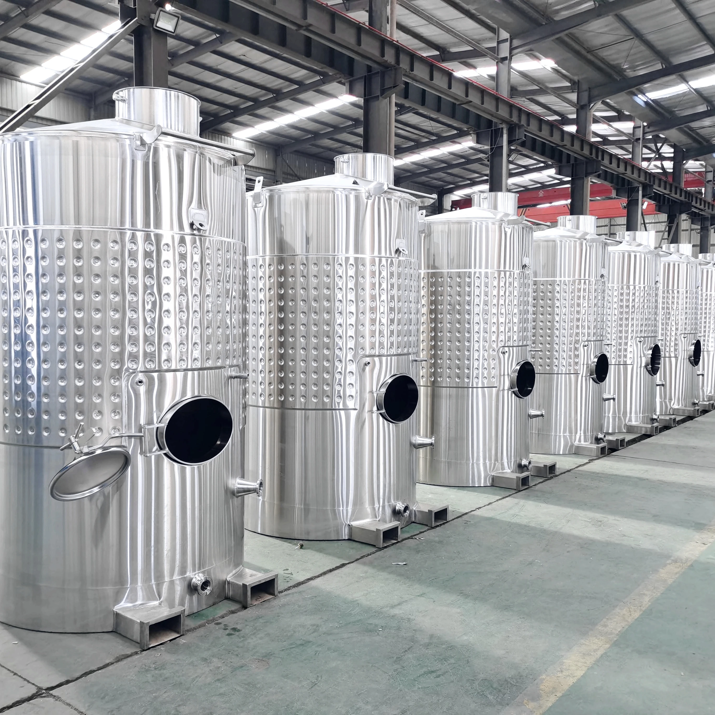 Sus304 Sus316l 30hl 50hl 100hl Cider Fermentation Tanks With Effective ...