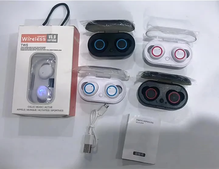 Y50 Wiz Connected Game Di-ear Earphone Y50 Tws Bluetooth Earphone ...