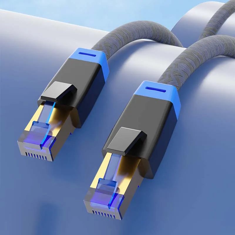 Cat 8 Ethernet internet Network Cable RJ45 to rj45 male connector plug ...