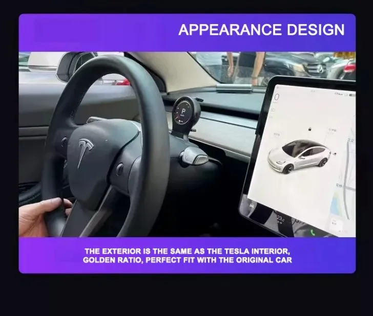 Tesla Model 3 Model Y Car Instrument Cluster Retrofit Multimedia ...