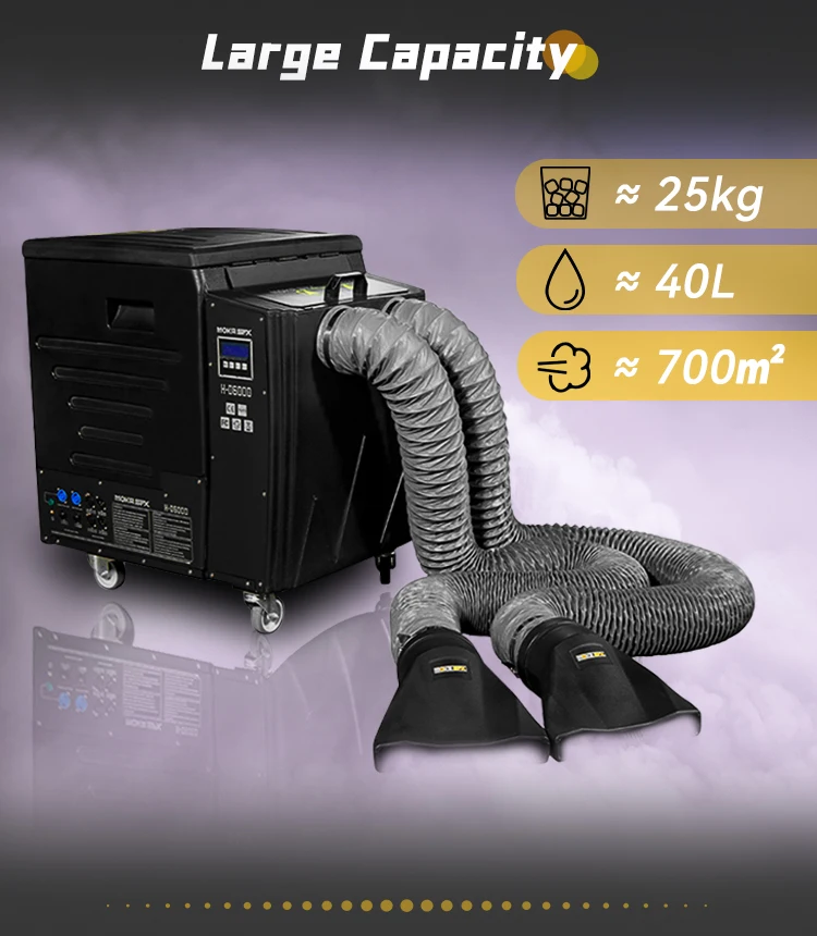 Moka Sfx 6000W Dmx512 Stage Fog Smoke Machine Low Fog Machine Dry Ice ...