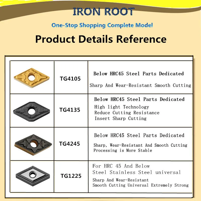 Dnmg Insert Turning Tools Tungsten Carbide Inserts For Lathe - Buy ...