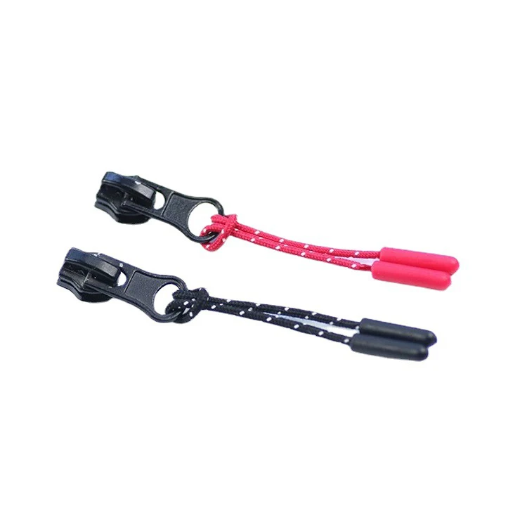 U Shape Colorful Silicone Rubber Zipper Pull Ropes Zip Puller For Diy ...