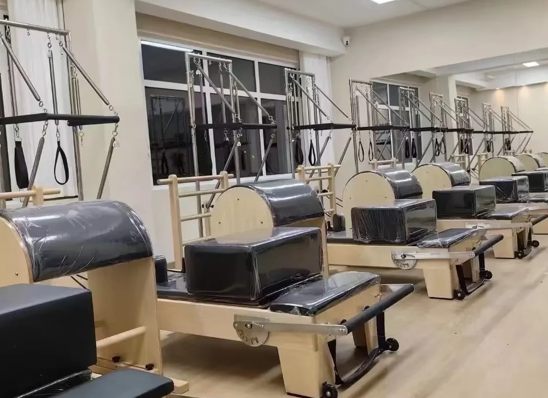 Home Fitness Equipment Customized Oak Maple Core Training Pilates Bed ...