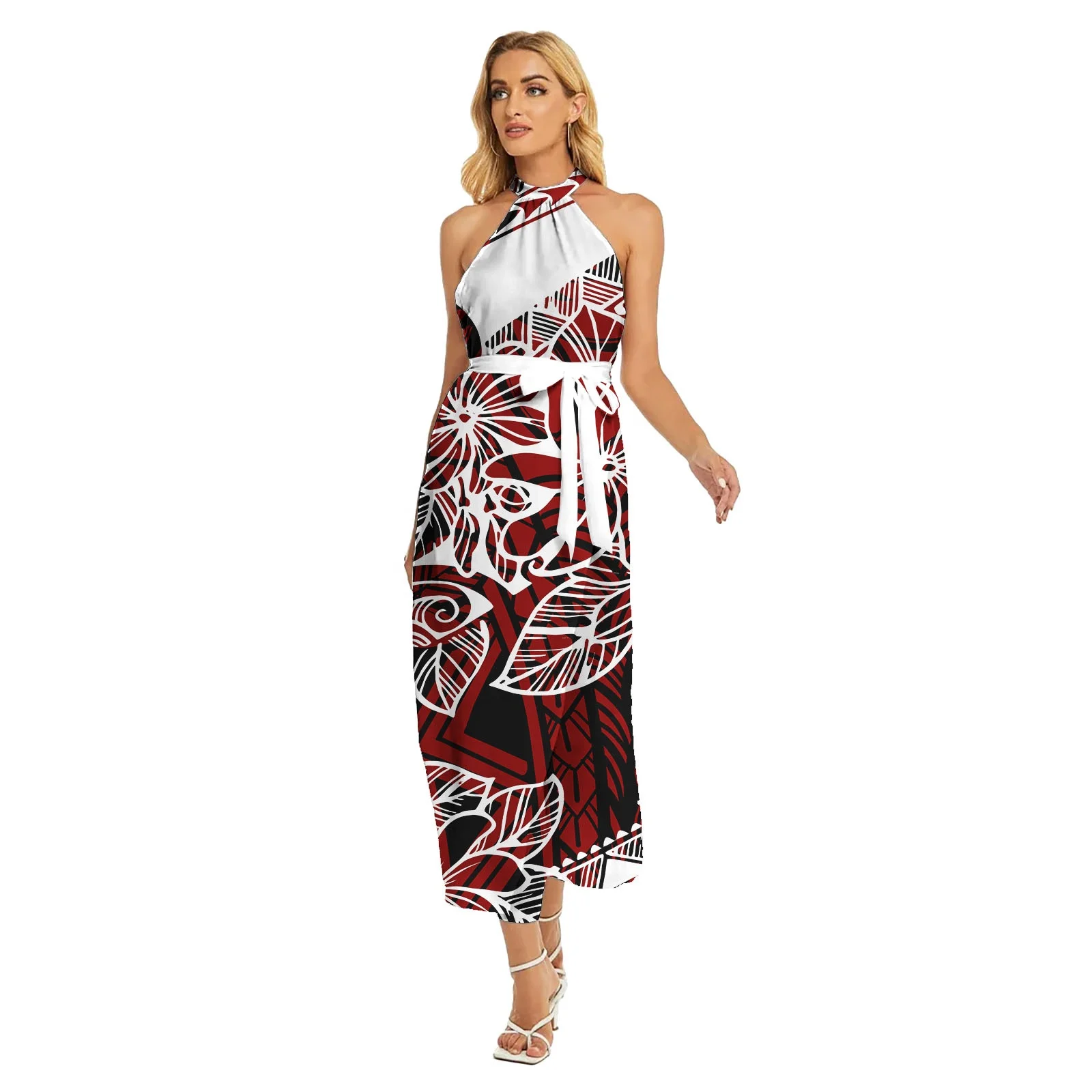 Polynesian Tribal Clothing Samoan Tongan Style Tapa Print Design Custom ...