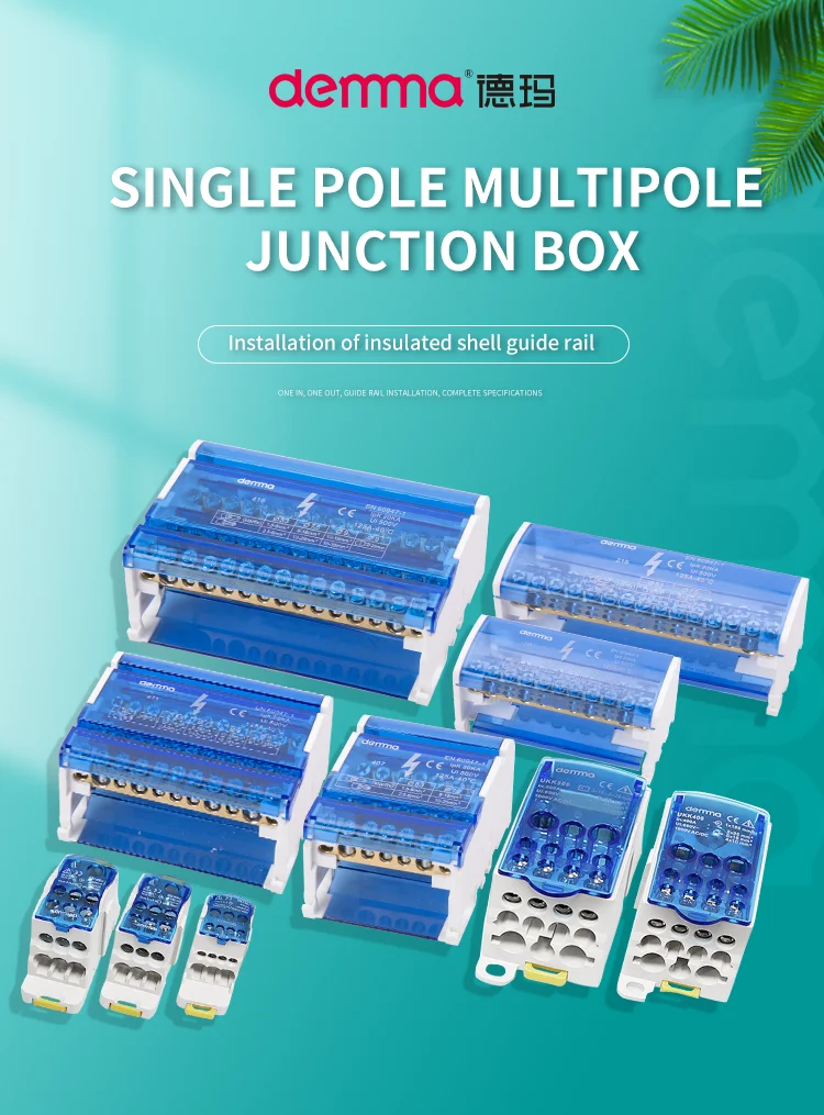 Demma Uk207 Multi Polo Electrical Power Distribution Terminal Block - Buy Multi Pole ...