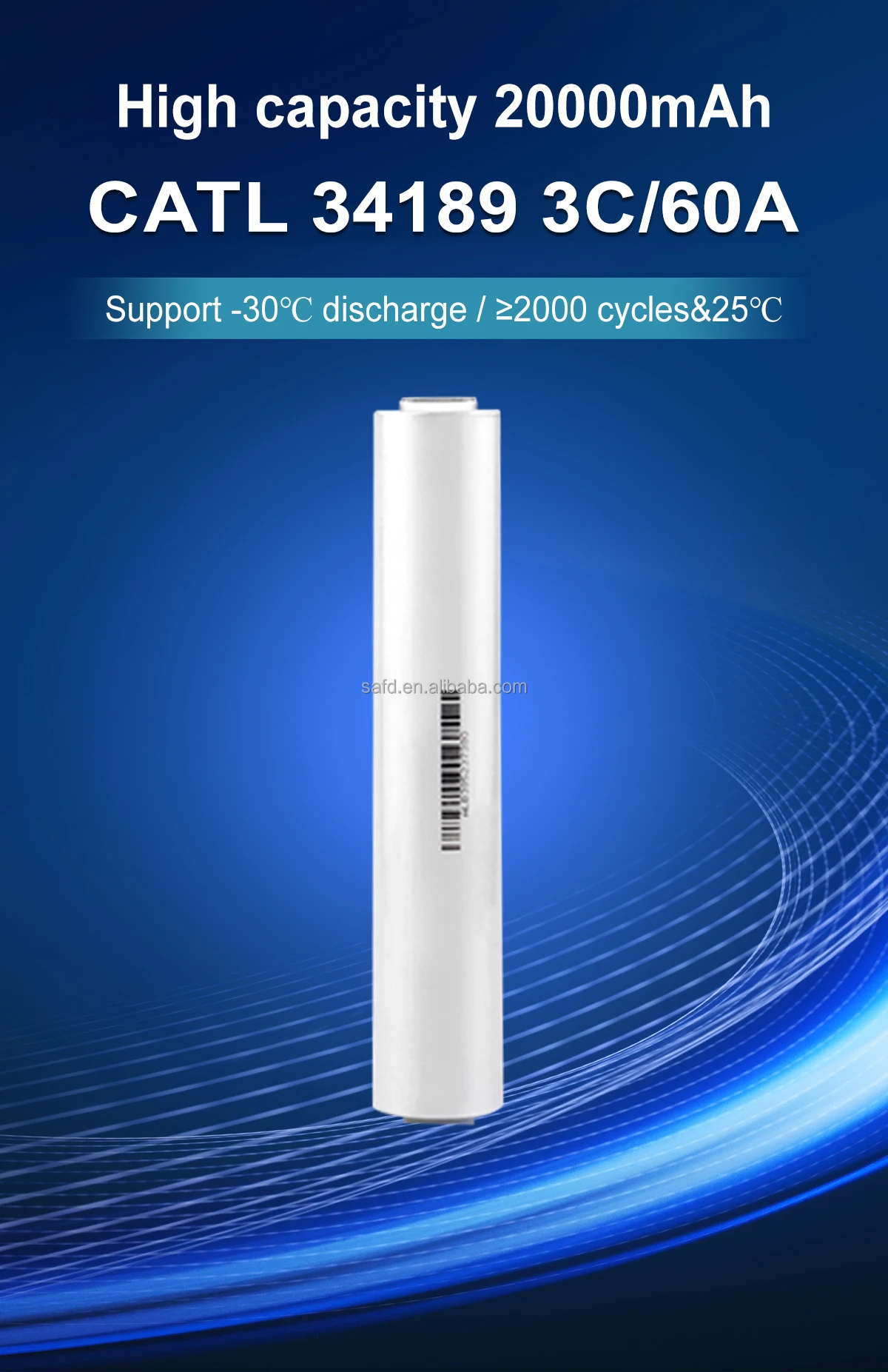 Vapcell 100% Original CATL LiFePO4 34189 20AH 3.65V 3.22V Cabinet ...