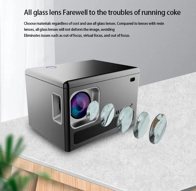 Latest Smart Android Dual Projector X6 Full HD Video Wireless Game ...