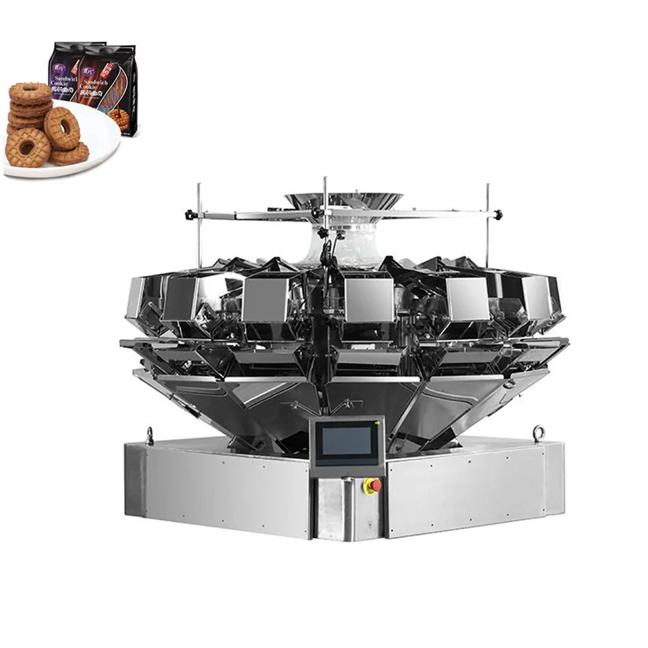 Multifunction Multihead Weigher Automat Weighing Filling Cookies ...