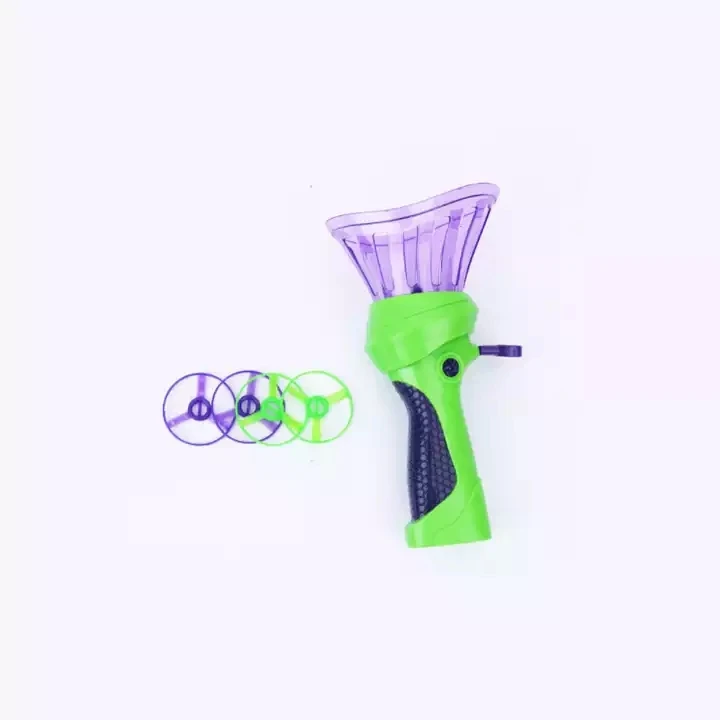 Flying Disc Launcher with Catch Net - STEM Toy for Kids