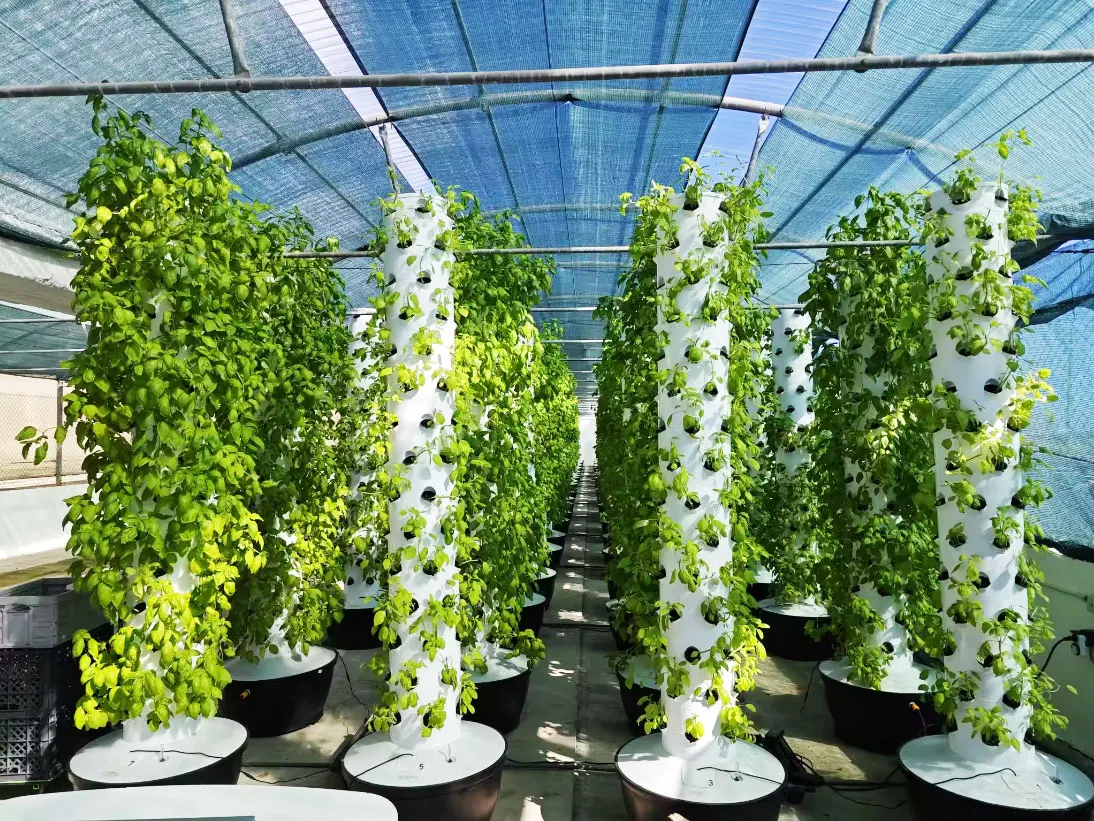 Hydroponic Tower Vertical Planting Farm - Easy & Efficient