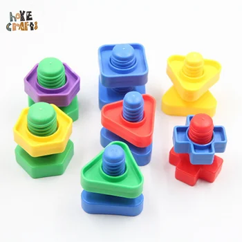 Hoye Crafts 2021 Hottest Kids Screw Set Safe Plastic Screw Toy Funny ...