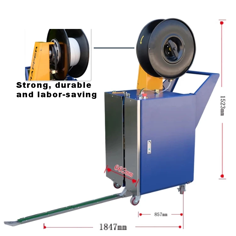 Pallet Strapping Machine Book Box Carton Strapping Machine Semi Automatic Strapping Machine ...