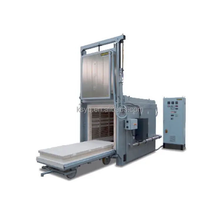 Electric Bogie Hearth Trolley Type Heat Treatment Furnace For Quenching ...