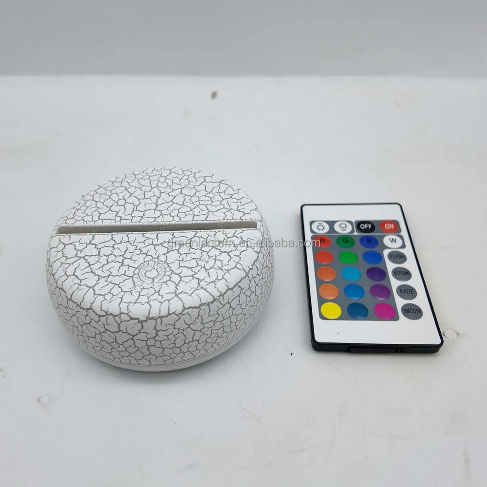 Acrylic LED Light - RGB Illusion Night Light Base