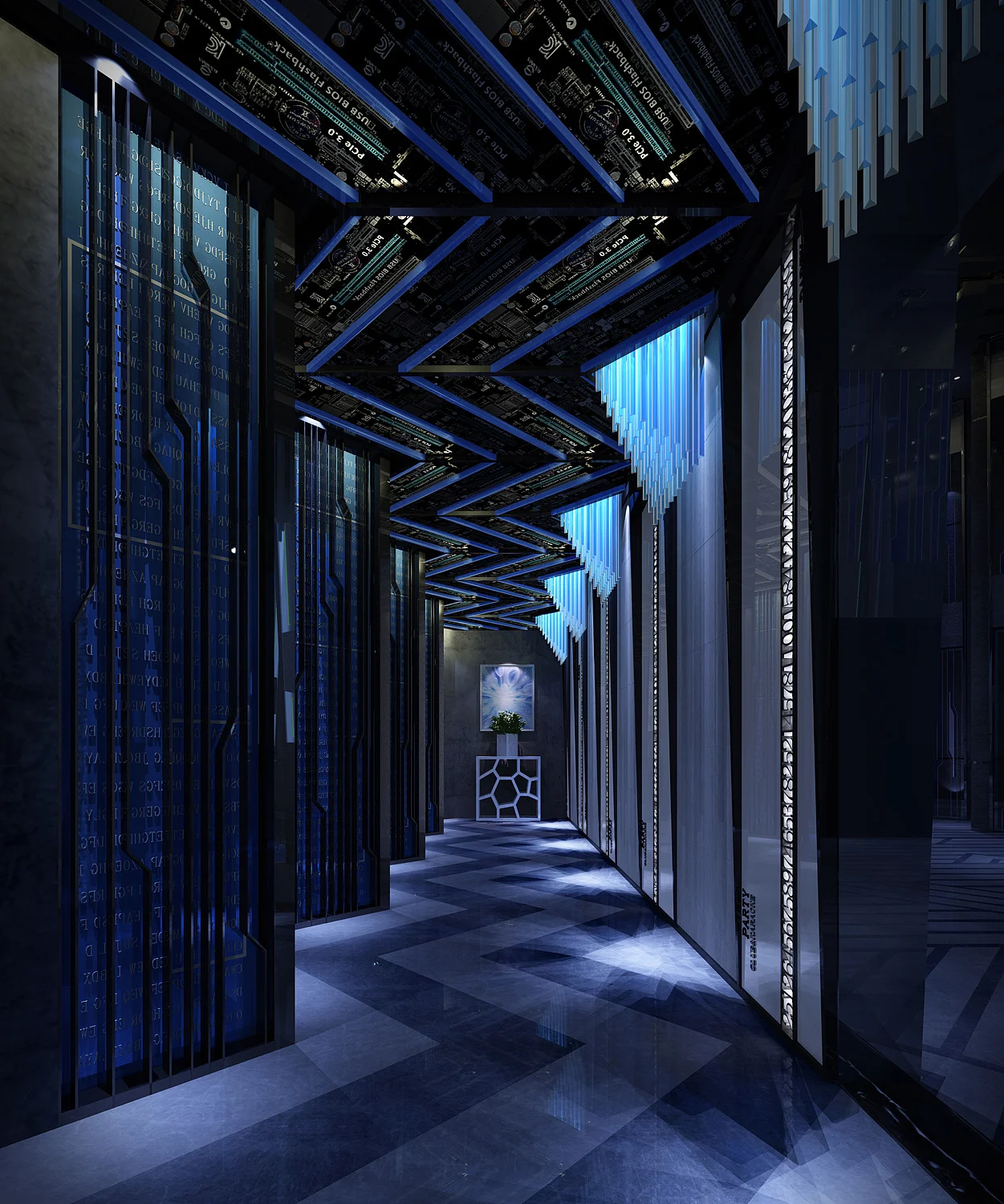 Lounge Bar Night Club Modern Interior Decoration Design