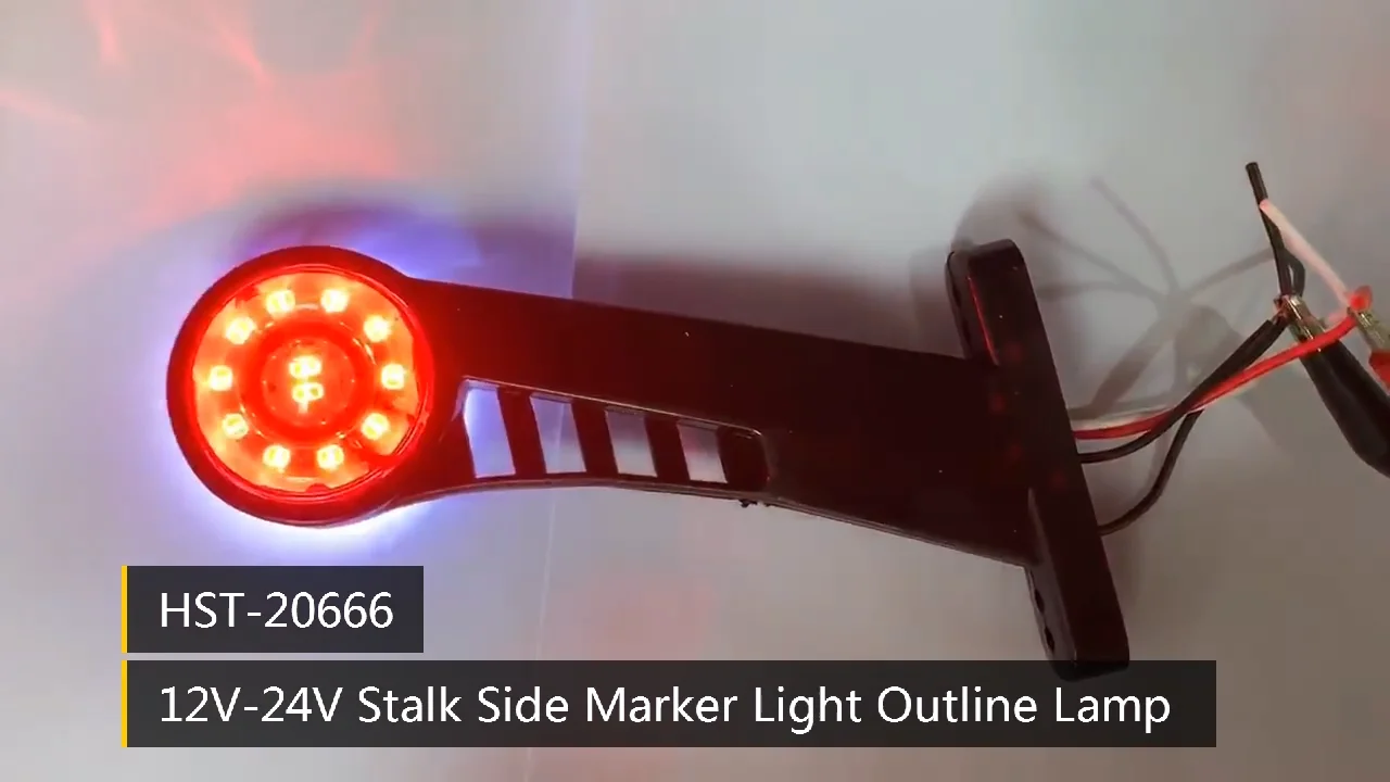 Hst-20666 24v Led Side Marker Lights Truck External Lights Warning ...