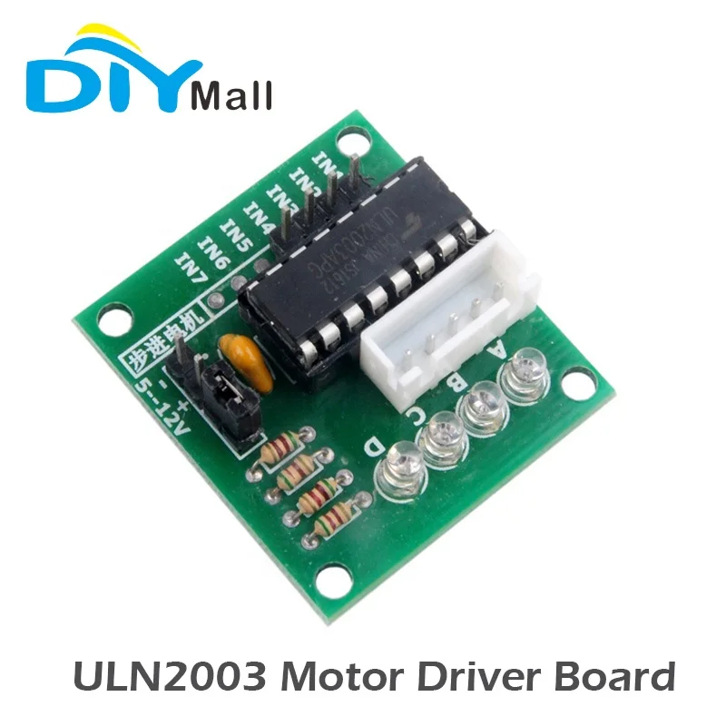 5 Wires 4 Phases ULN2003 Stepper Motor Driver Board Module