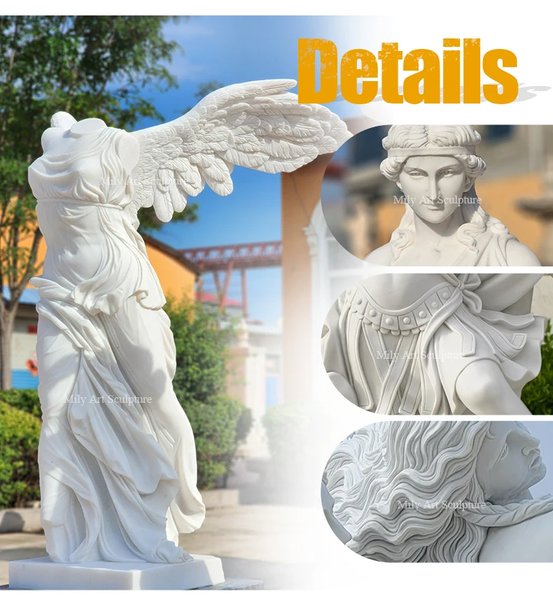 Outdoor Garden Life Size Hand Carved Natural Stone Hebe Statue