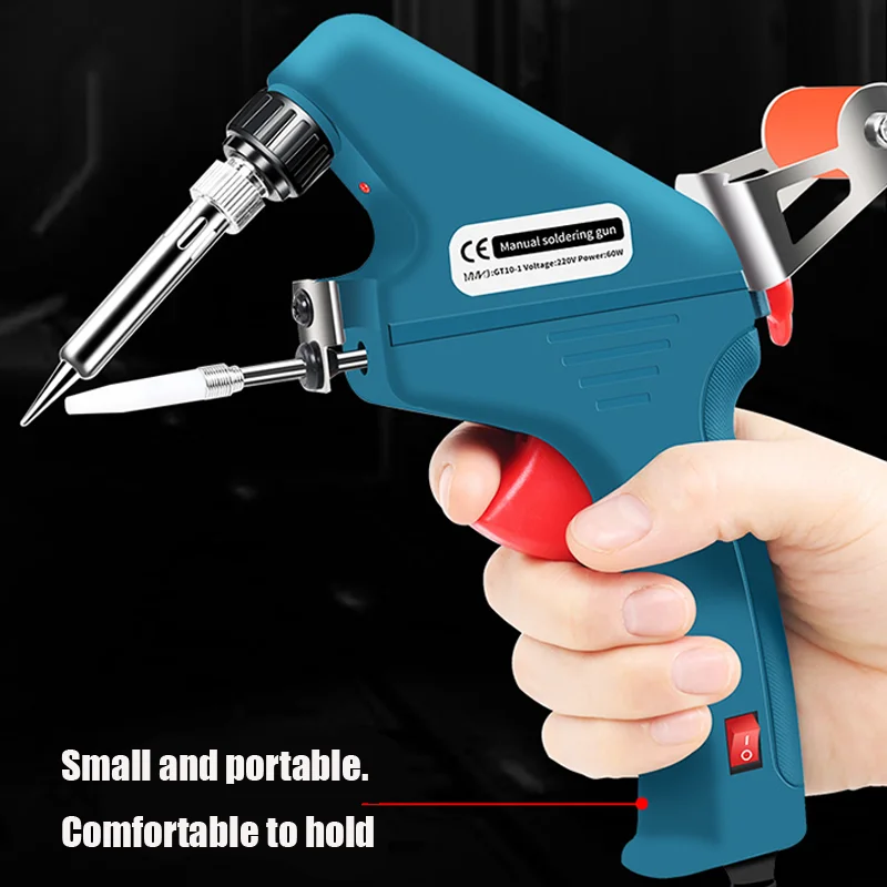 Mini Hand Held Gun Temperature Electric Soldering Iron Kit 110v 220v ...