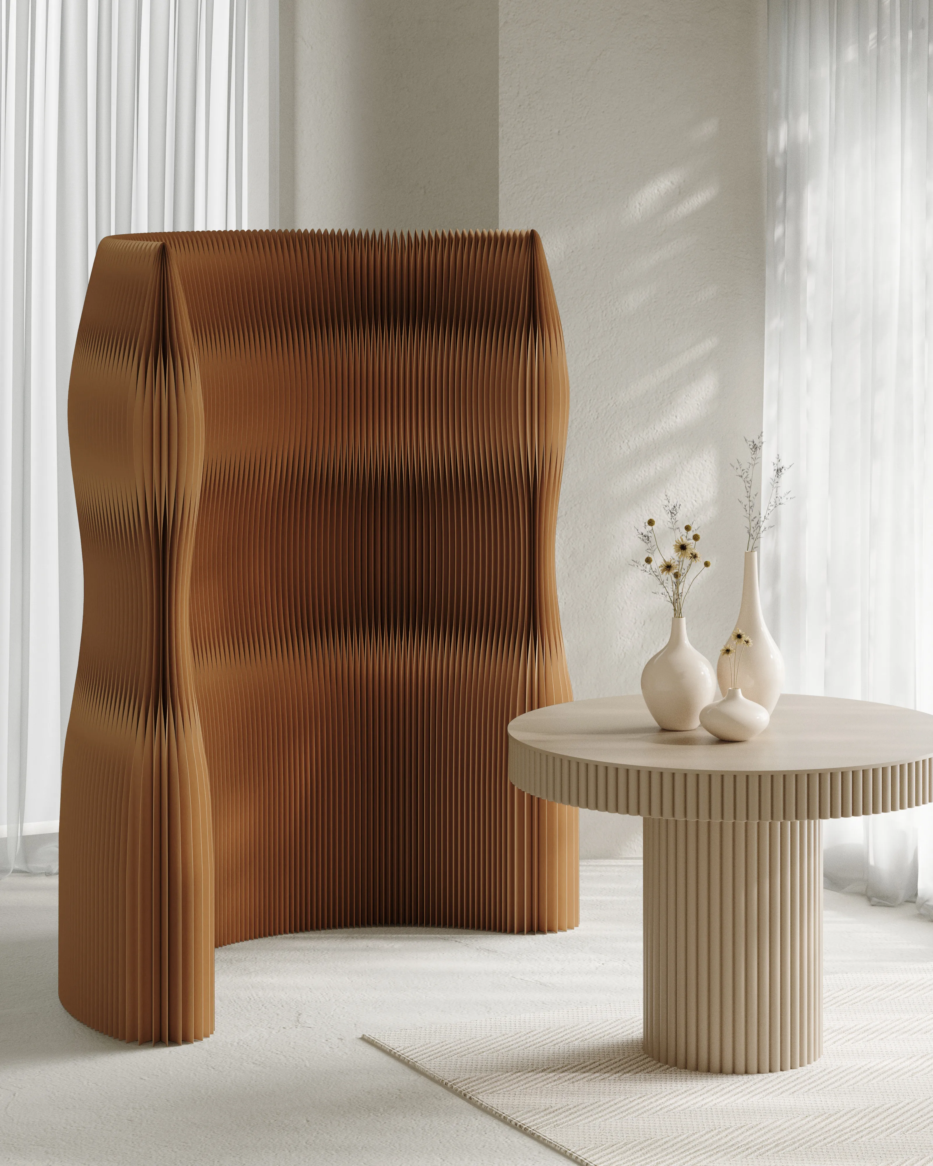 Ihpaper Movable Wall Partition Flexible Room Divider Foldable Screens ...