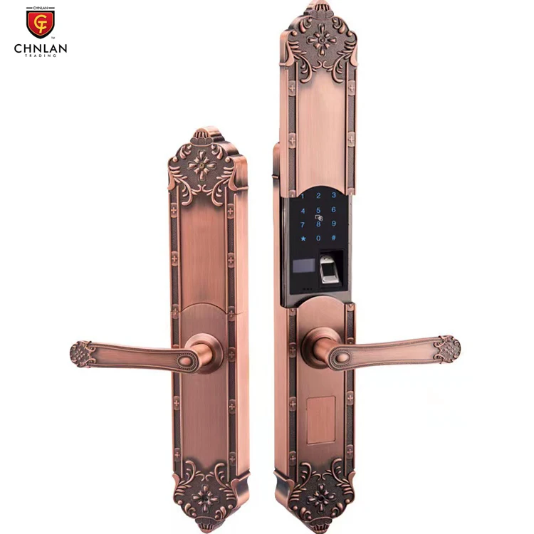 Luxury Villa Smart Door Lock - Waterproof & Remote Control