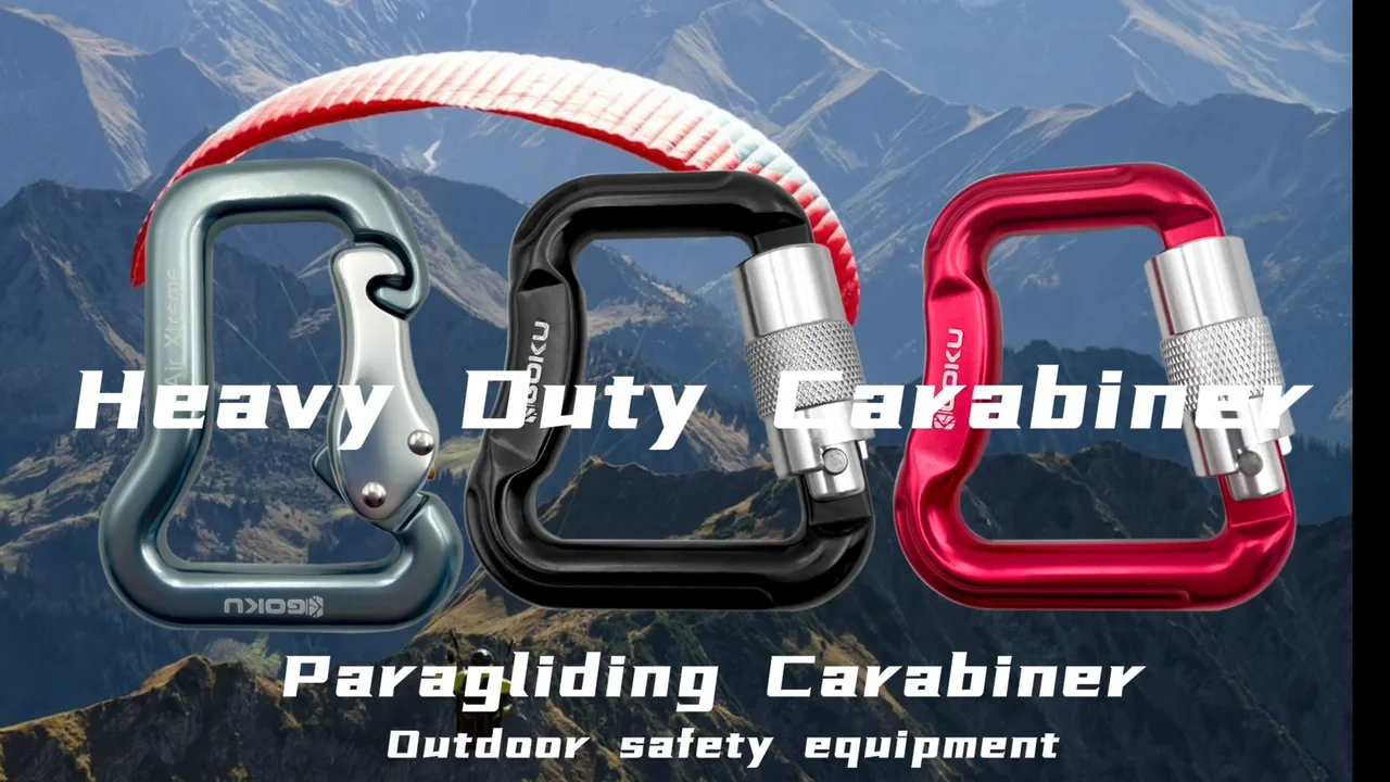 Aluminum Twist Locking Quick Links Paragliding Carabiner - Buy ...