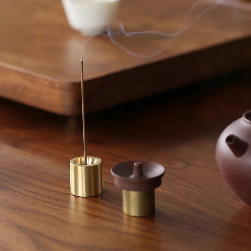 Maxery Gold Luxury Modern Delicate Incense Holder,Solid Brass Metal ...